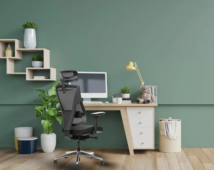 MERCURY Ergonomická kancelářská židle VERDE - černá síťovina