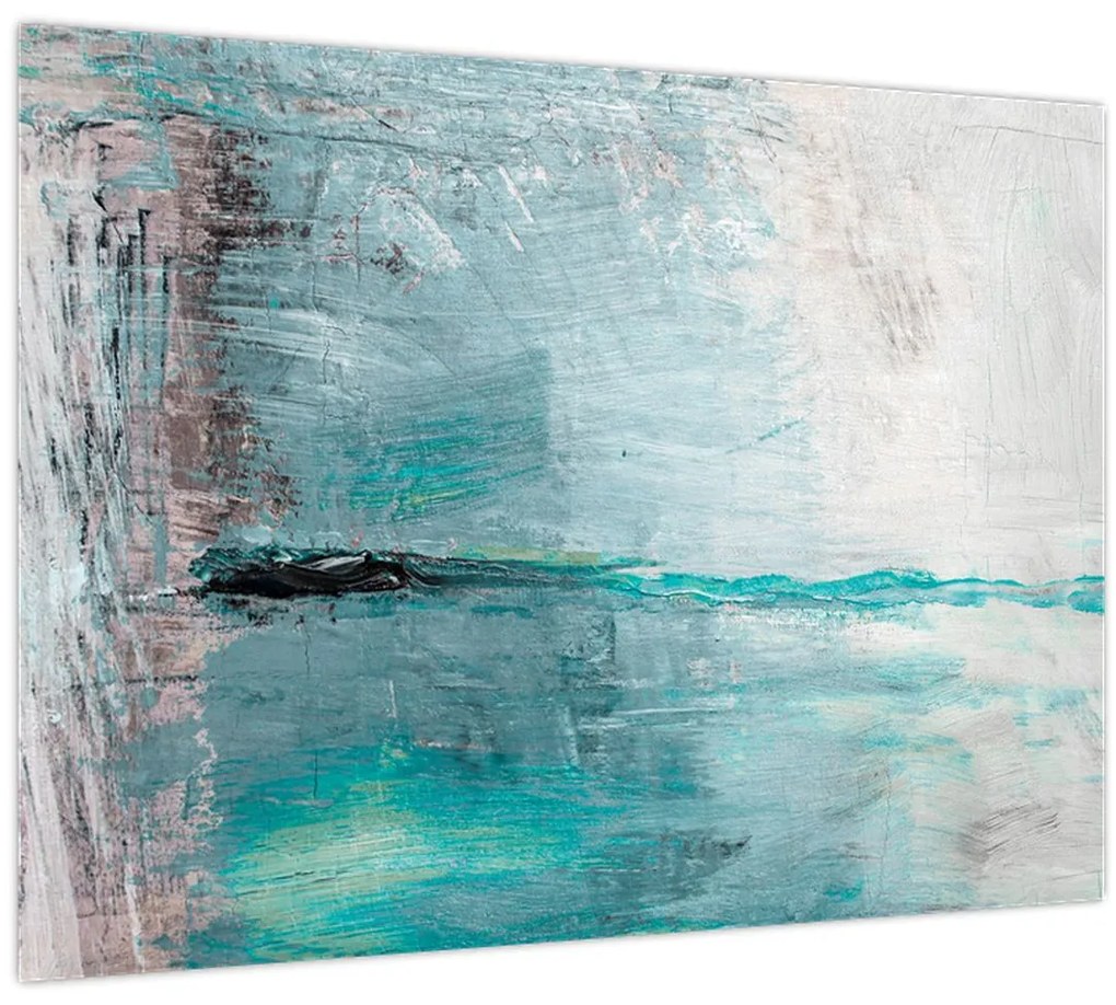 Obraz - Abstraktní olejomalba (70x50 cm)