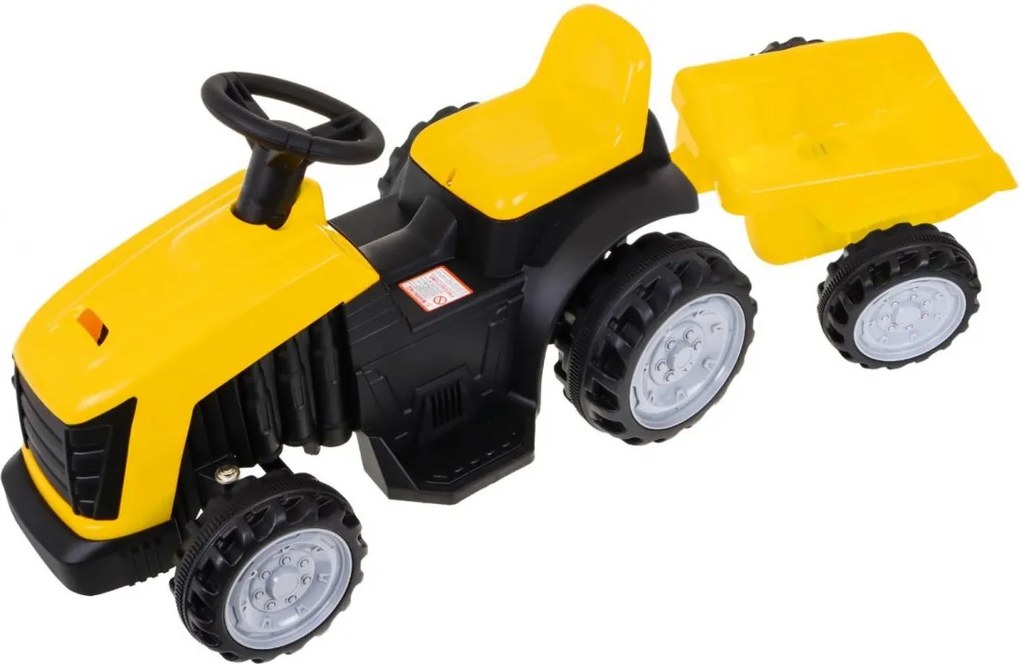 Ramiz Traktor s přívěsem žlutý