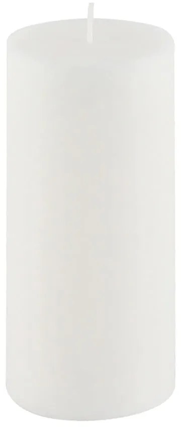 Bílá svíčka Ego Dekor Cylinder Pure, doba hoření 50 h