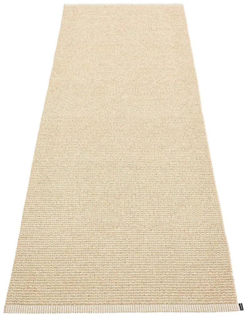 Vinylový koberec Pappelina MONO Sand/Cream Velikost pappelina: 70x300 cm