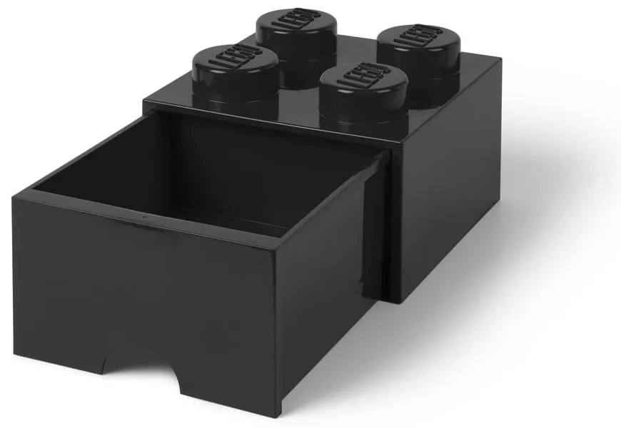 Černý úložný box čtverec LEGO®