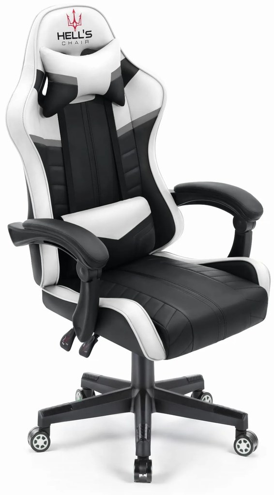 Herní židle HC-1004 černobílá