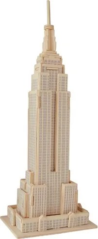 Dřevěné 3D puzzle Empire State Building