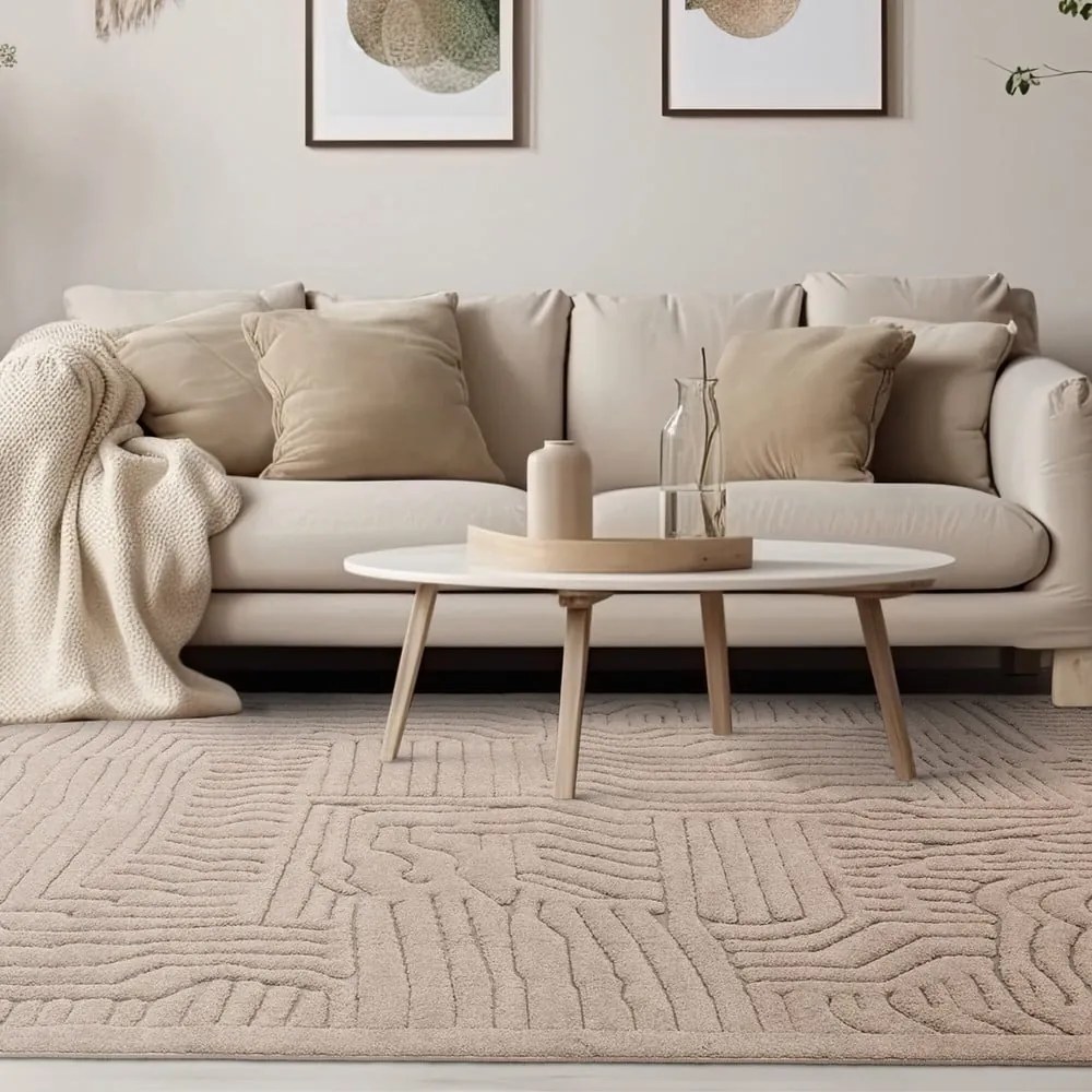 Béžový koberec 120x170 cm Valley – Asiatic Carpets