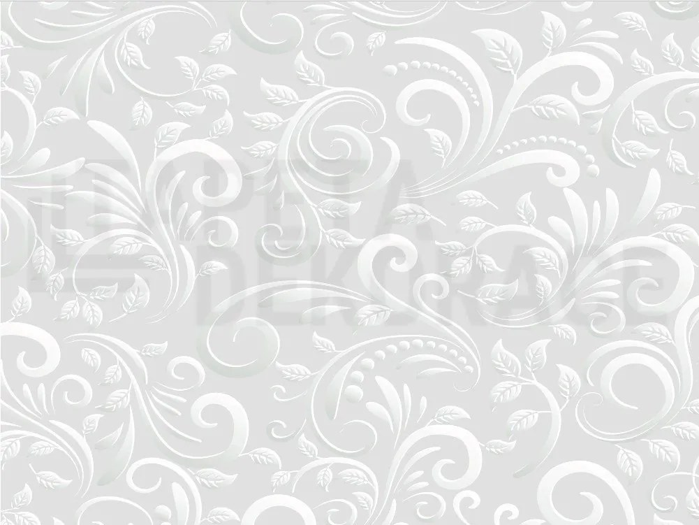Samolepící tapeta Bílo-šedé ornamenty šířka 45 cm, metráž 55807 / 14089 samolepicí fólie a tapety VITICA Venilia / Gekkofix