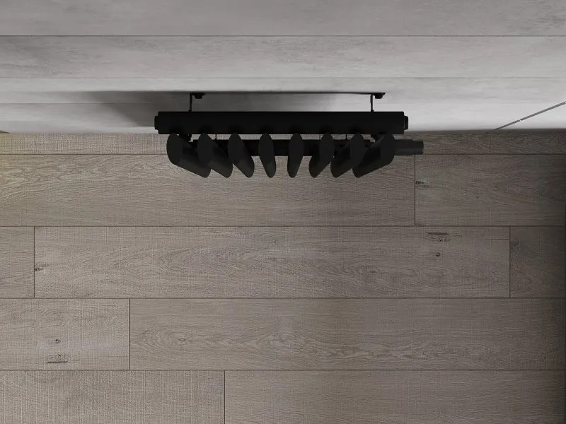 Mexen Atlanta dekorativní radiátor 1200 x 405 mm, 646 W, černý - W211-1200-405-00-70