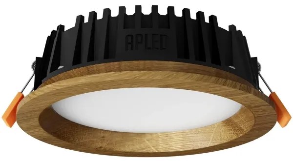 APLED - LED Podhledové RONDO WOODLINE LED/6W/230V 4000K pr. 15 cm dub masiv