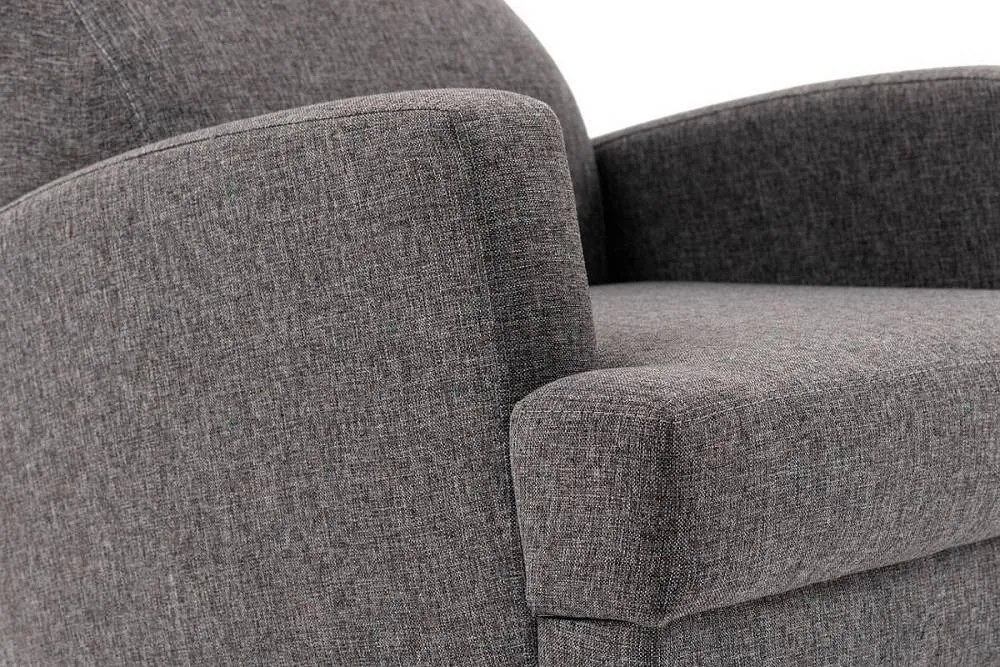 Designové křeslo Barossa tmavě šedé