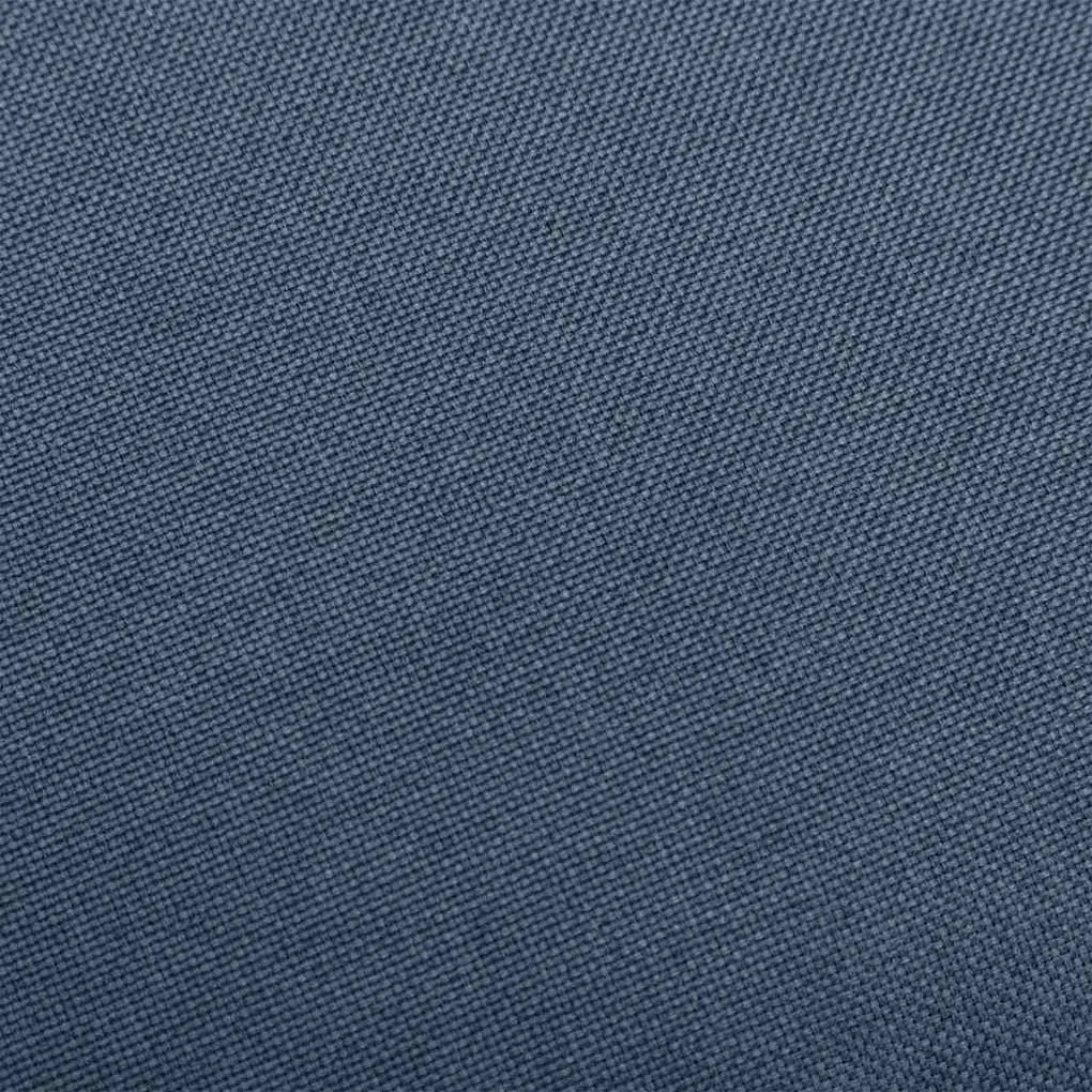 Houpací křeslo modré textil 289541