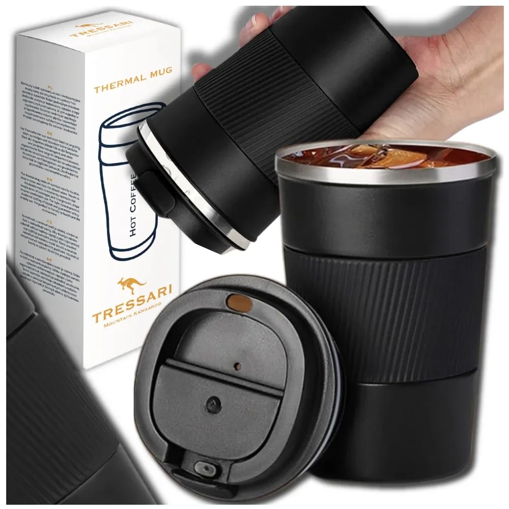 Camerazar Termohrnek velký termoska 510ML COFFEE na kávu vzduchotěsný