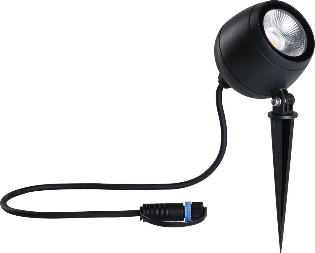 P 94774 Plug & Shine LED bodové zahradní světlo Kikolo IP65 3000K 7,2W antracit - PAULMANN