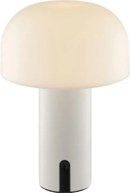 Brilliant G60305/09 Venkovní AKU stolní lampa MATTIS béžová USB-C