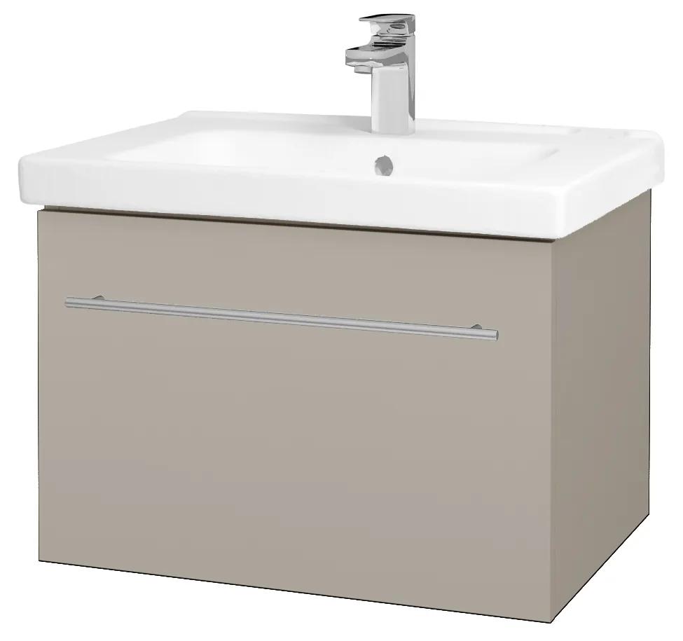 Dřevojas Koupelnová skříň BIG INN SZZ 65 Varianta: N01 Bílá lesk / Úchytka T01 / D17 Colorado