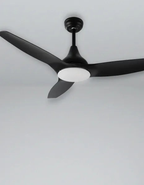 Stropní ventilátor Samoa 12.2 černé s dálkovým ovládáním