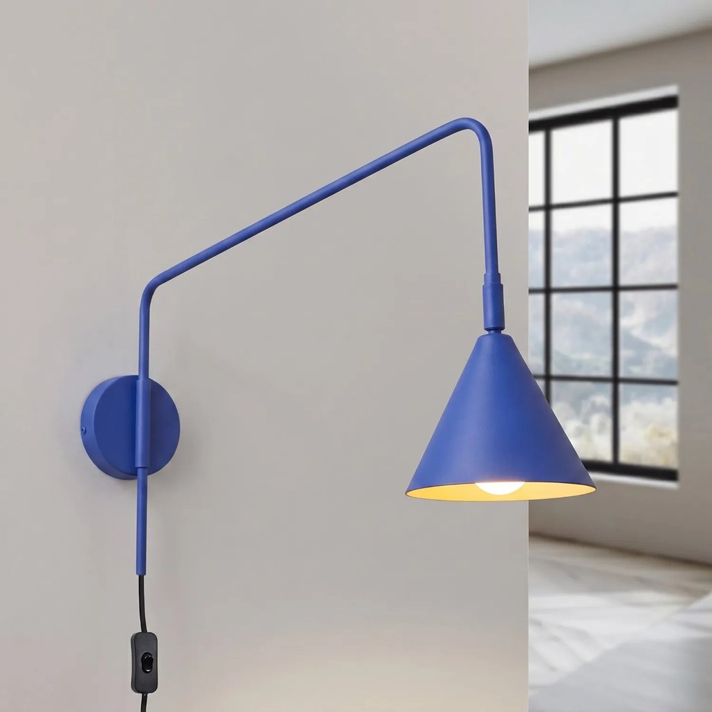 Sollux Lighting Nástěnné svítidlo NOX ultramarín
