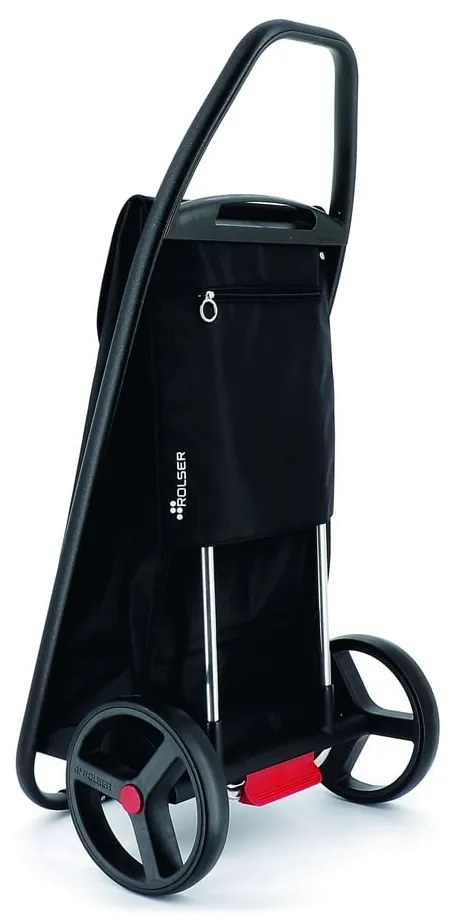 Nákupní taška na kolečkách 53 l Com Tweed Polar Black Tube – Rolser