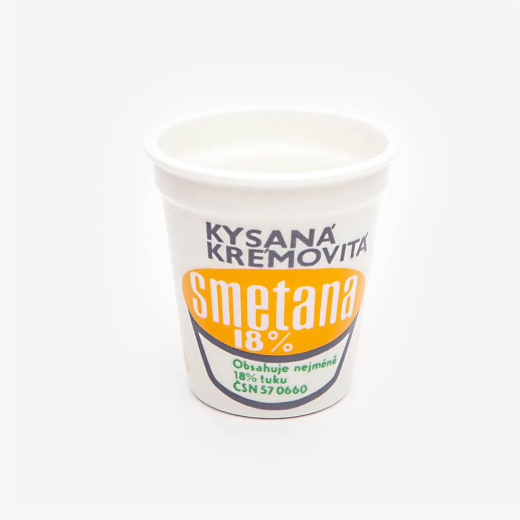 Porcelánový kelímek Kysaná smetana