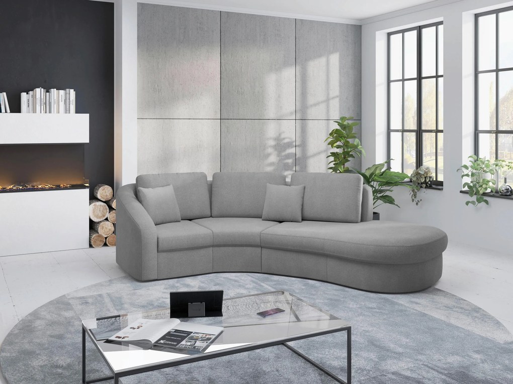 XXXLutz ROHOVÁ SEDAČKA, textil, šedá Sit & More - Sedací soupravy - 000144017411