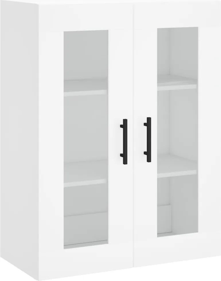 Skříň highboard bílá 69,5 x 34 x 180 cm kompozitní dřevo 3198297