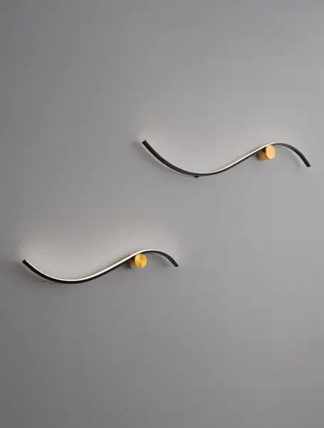 Designové nástěnné svítidlo Wave 65