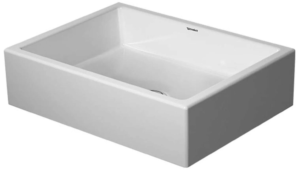 Duravit Vero Air - Umyvadlová mísa 60x38 cm, bez přepadu, bez otvoru pro baterii, WonderGliss, bílá 23516000001