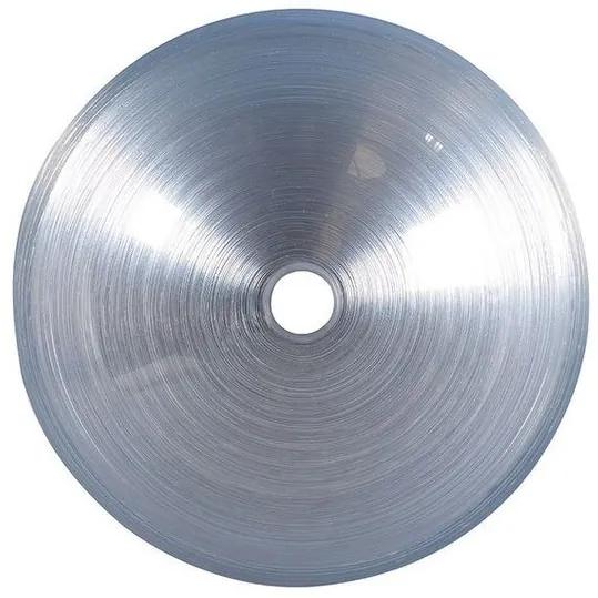 Sapho Murano Silver Skleněné Umyvadlo 40x14 cm, metalická AL5318-68