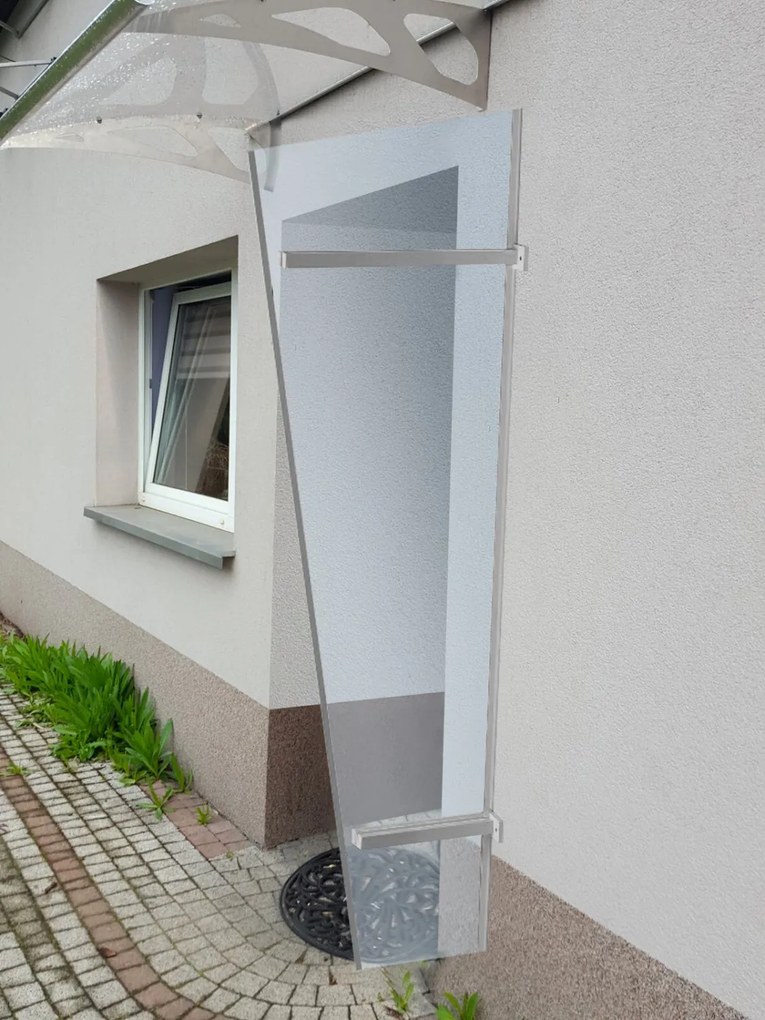 LANIT PLAST, s.r.o. boční stěna LANITPLAST UNI stříbrná / PLEXI LG1498