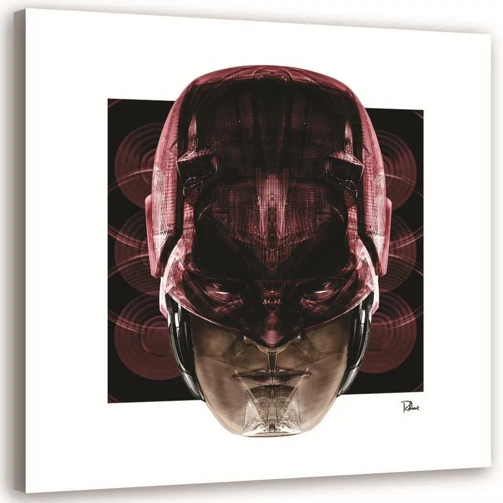 Gario Obraz na plátně Červený hrdina - Rubiant Rozměry: 30 x 30 cm