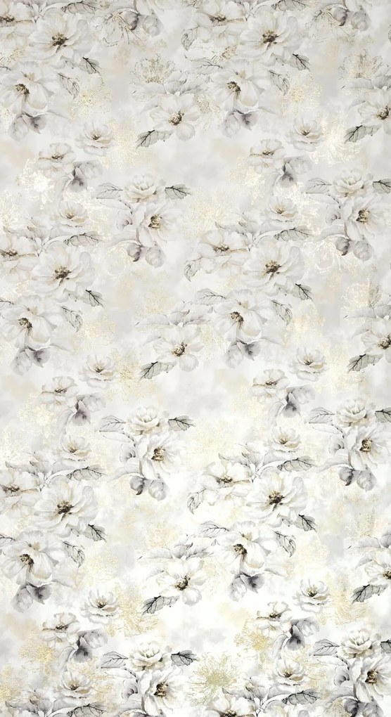 ZATEMŇOVACÍ ZÁVĚS NA PÁSCE LUIZA 140X270 CM KVĚTY