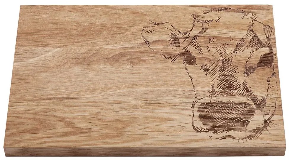 ALPINE LODGE Snídaňové prkénko kráva 30 x 20 cm