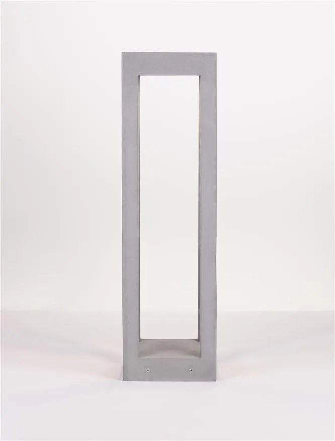 NV 9540216 Venkovní sloupkové svítidlo BEV šedý beton skleněný difuzor LED 5W 3000K 120-230V IP65 - NOVA LUCE