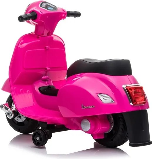 LEAN CARS Elektrický skútr Vespa GTS 300 Mini růžový