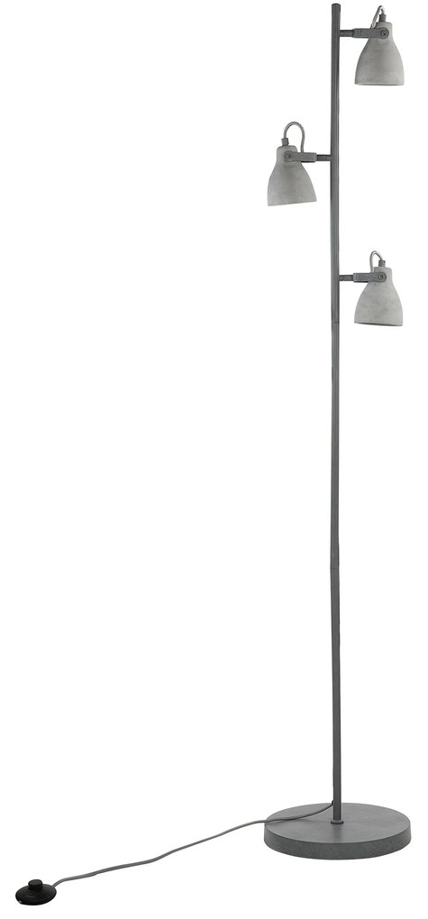 Stojací lampa betonová světle šedá MISTAGO Beliani