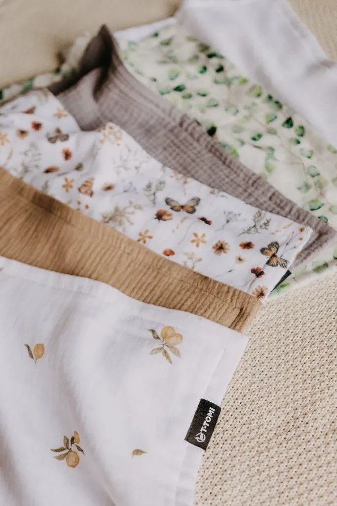 T-tomi Bio mušelínová plena pod hlavičku Eucalyptus