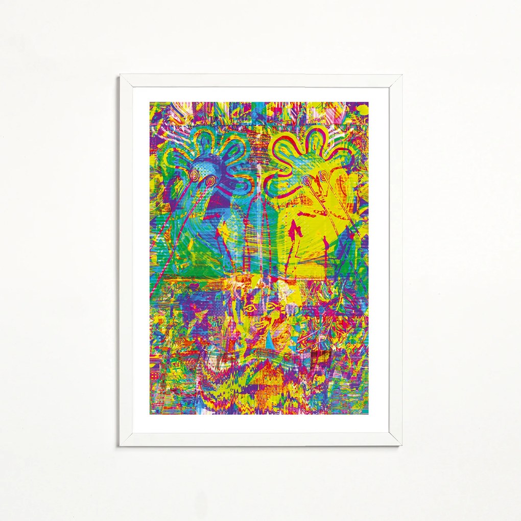 Šimon Dub | Oasis #1 Rám: Bílý, Velikost: 100 x 70 cm