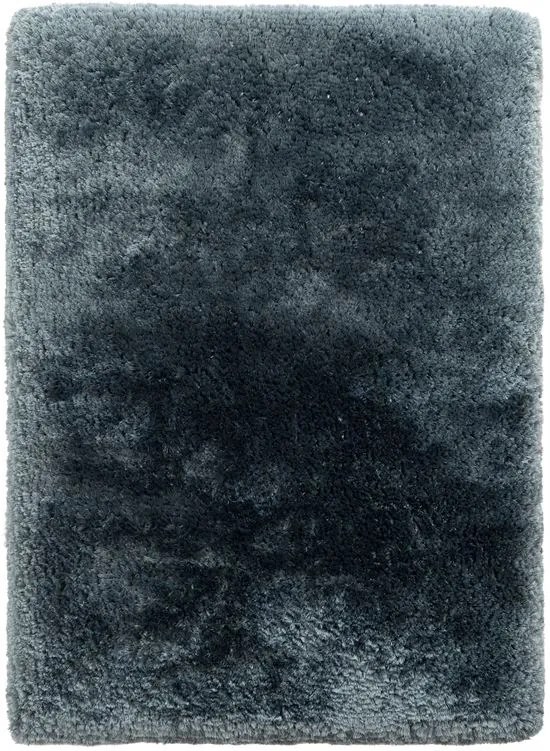 Kusový koberec jednobarevný Shaggy Plush Petrol modrý Rozměr: 70x140 cm