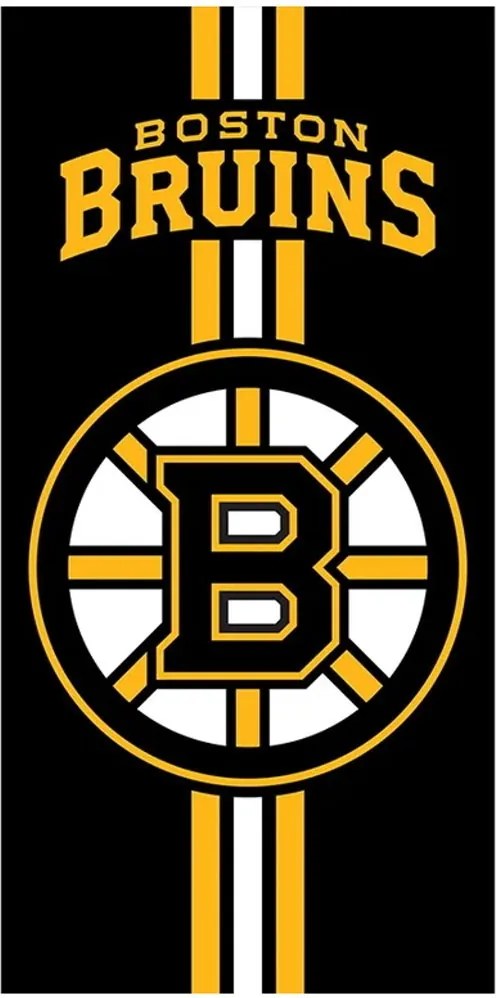 Bavlněná osuška Boston Bruins Prestige Black - NHL - 100% bavlna - 70x140 cm