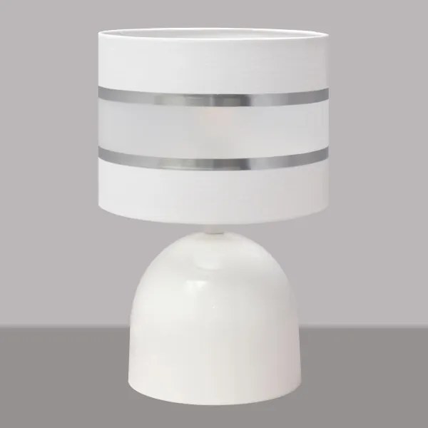 Stolní lampa HELEN 1xE27/15W/230V bílá