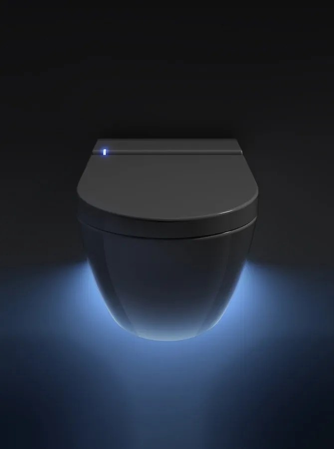 GSI GSI, WCLEAN závěsné WC Swirlflush s integrovaným elektronickým bidetem, bílá ExtraGlaze, 7418K11