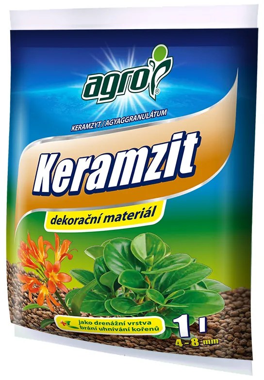 AGRO Keramzit 4 - 8 mm 1 l