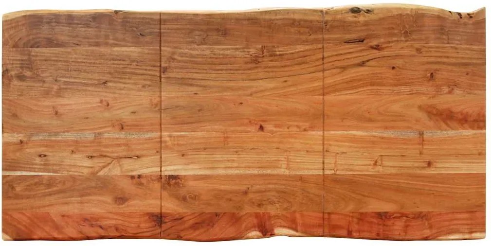 Jídelní stůl 140 x 70 x 76 cm masivní akáciové dřevo 286474