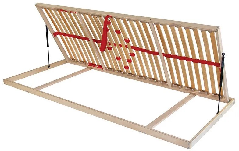 Lamelový výklopný rošt PRIMAFLEX KOMBI P pravý 80x200 Ahorn Primaflexkombi PP