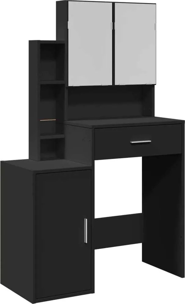 vidaXL Toaletní stolek se skříňkou 80 x 35 x 132 cm [848235] Barva: kouřový dub