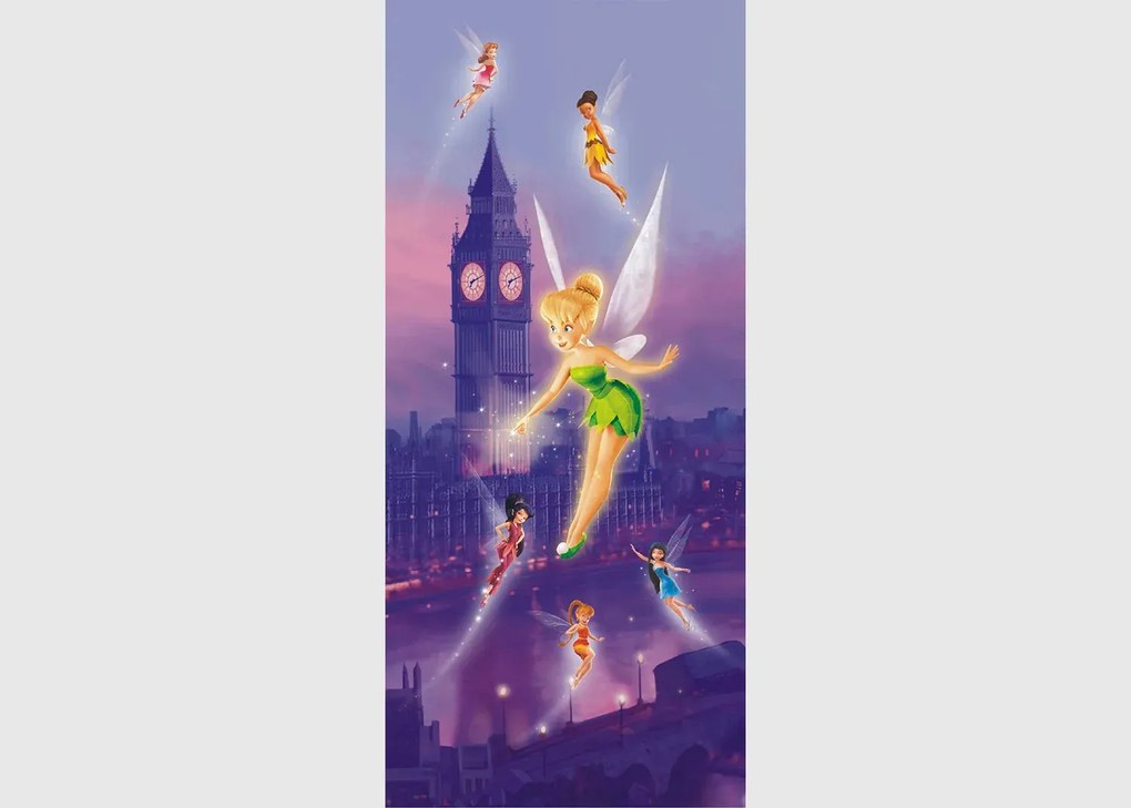 Dětská vliesová fototapeta na zed' Víly v Noci, Disney | 90 x 202 cm | DFTDNV 5424