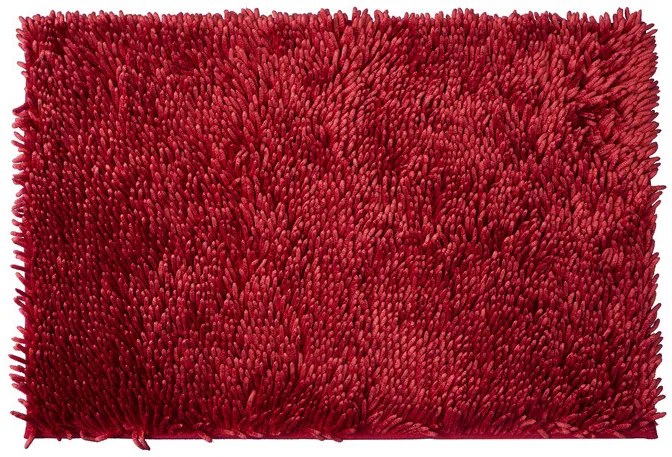 Koupelnový kobereček SHAGGY červený