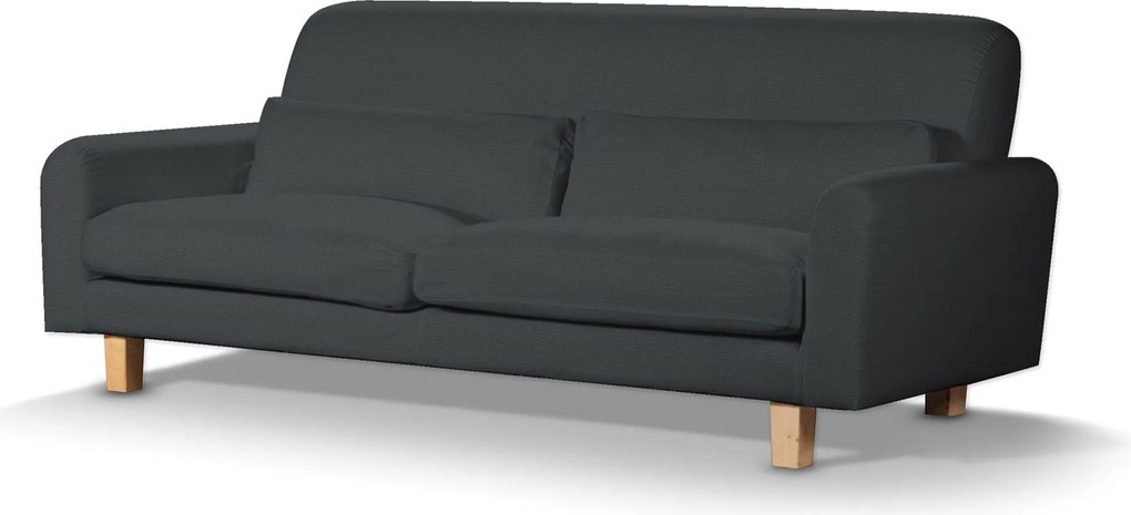 Potah na pohovku IKEA Nikkala krátký barva šedá látka sametová