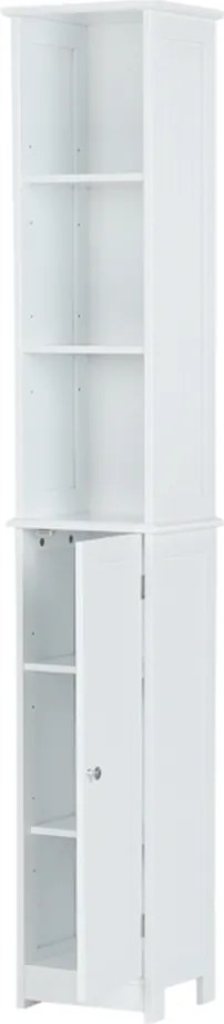 Vysoká skříňka, bílá, ATENE TYP 1