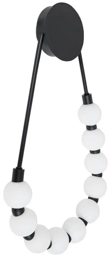 Toolight Toolight, LED nástěnné svítidlo 8W, 4000K, APP1661-W, černá-bílá, OSW-03666