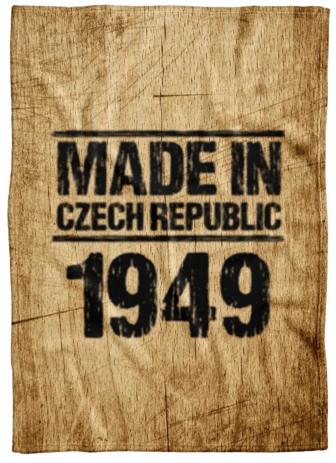 Deka Made In (rok: 1949, Podšití beránkem: NE)